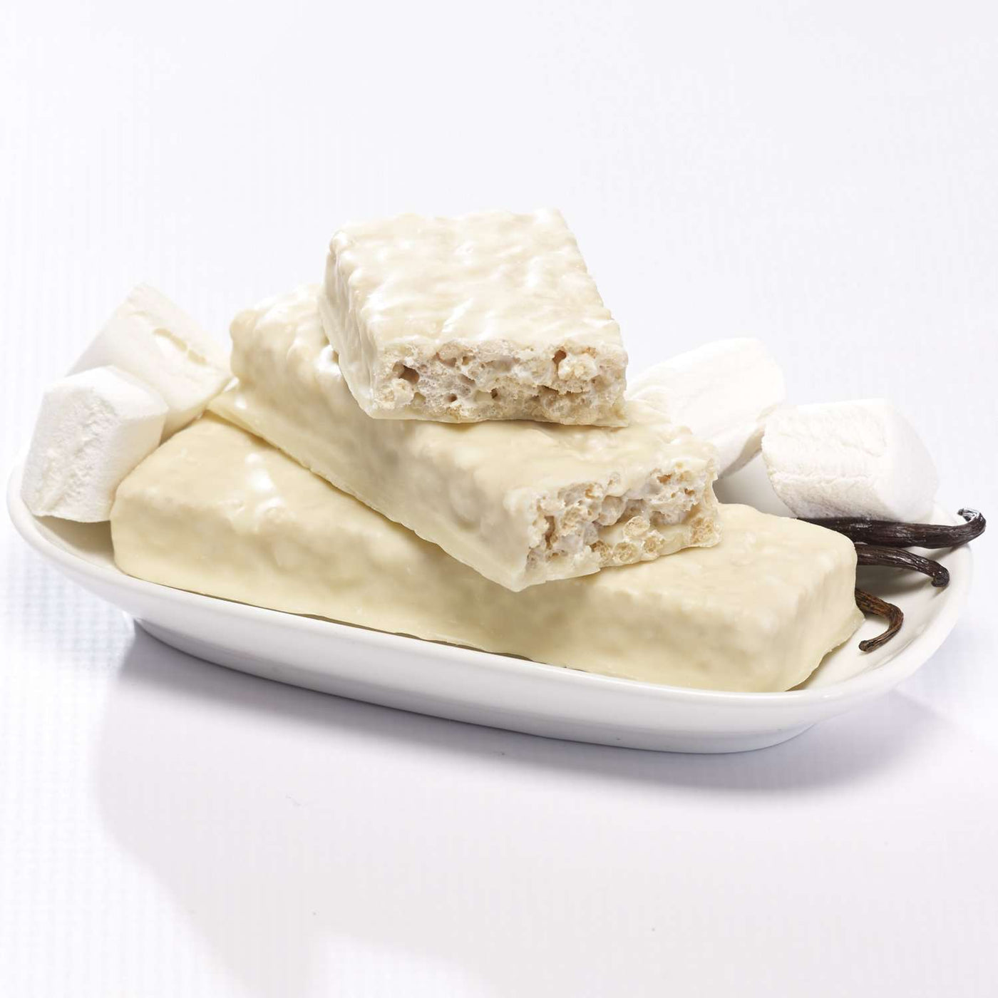 Fluffy Vanilla Bars / 7 Servings Per Box – ProtiFoods Canada